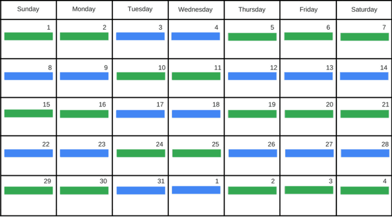 9 Schedules for 50-50 Child Custody Agreements – WeParent